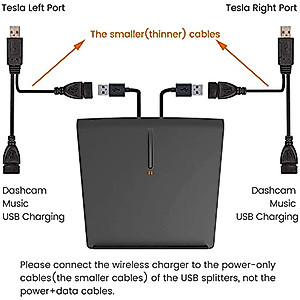 TAPTES Tesla Model 3 Wireless Charger [2020 Version], Wireless Phone Charging Pad M3 Accessories Tesla Gift for iPhone 13/12Pro/12/Samsung Enabled Phones-Compatible All Tesla Model 3(Before Jun 2020)