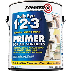 Zinsser Bulls Eye 1-2-3 Primer Sealer Stain Killer 02001 4- Gallons