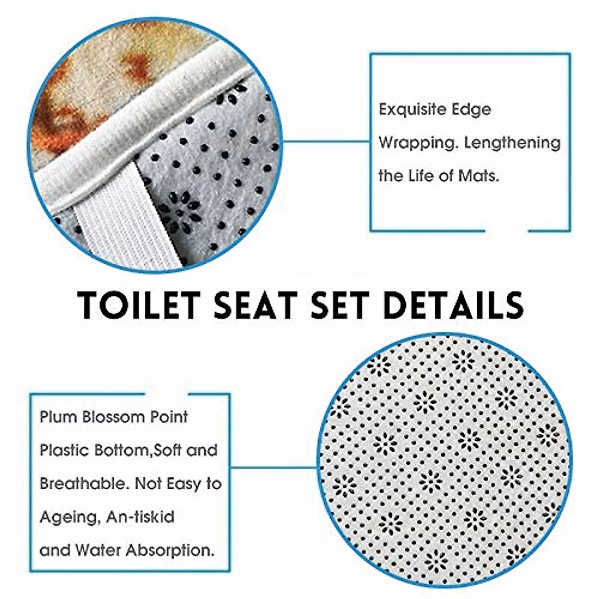 StarBlue-HGS Summer Fruit Pineapple Domestic Waterproof Shower Curtain Set Tropical Areas Bathroom Bathtub Mat Toilet Cover Mat Set