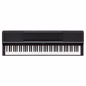 Yamaha PS500 88-key Smart Digital Piano w/Stream Lights Technology, PA500C Power Adapter and FC4A Sustain Pedal, Black