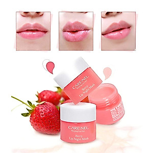 CARENEL Lip Sleeping Mask 5g (Berry 3Set) - Lip gloss Cream - Overnight Treatments Lip Balm