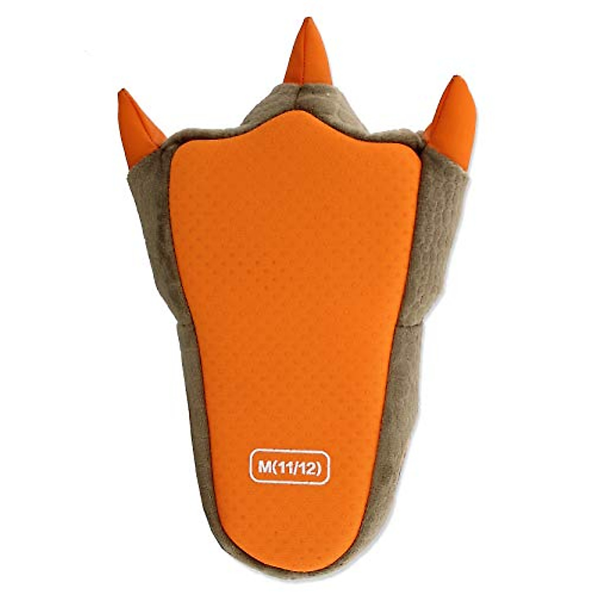 Jurassic World Kids Dinosaur 3-D Claw Feet Plush Slippers (2-3 M US Little Kid, Light Brown)