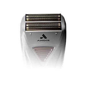 Andis TS-1 17235 Pro Foil Lithium Titanium Foil Shaver, Cord/Cordless, Smooth Shaving Cordless Shaver with Charger, Gray