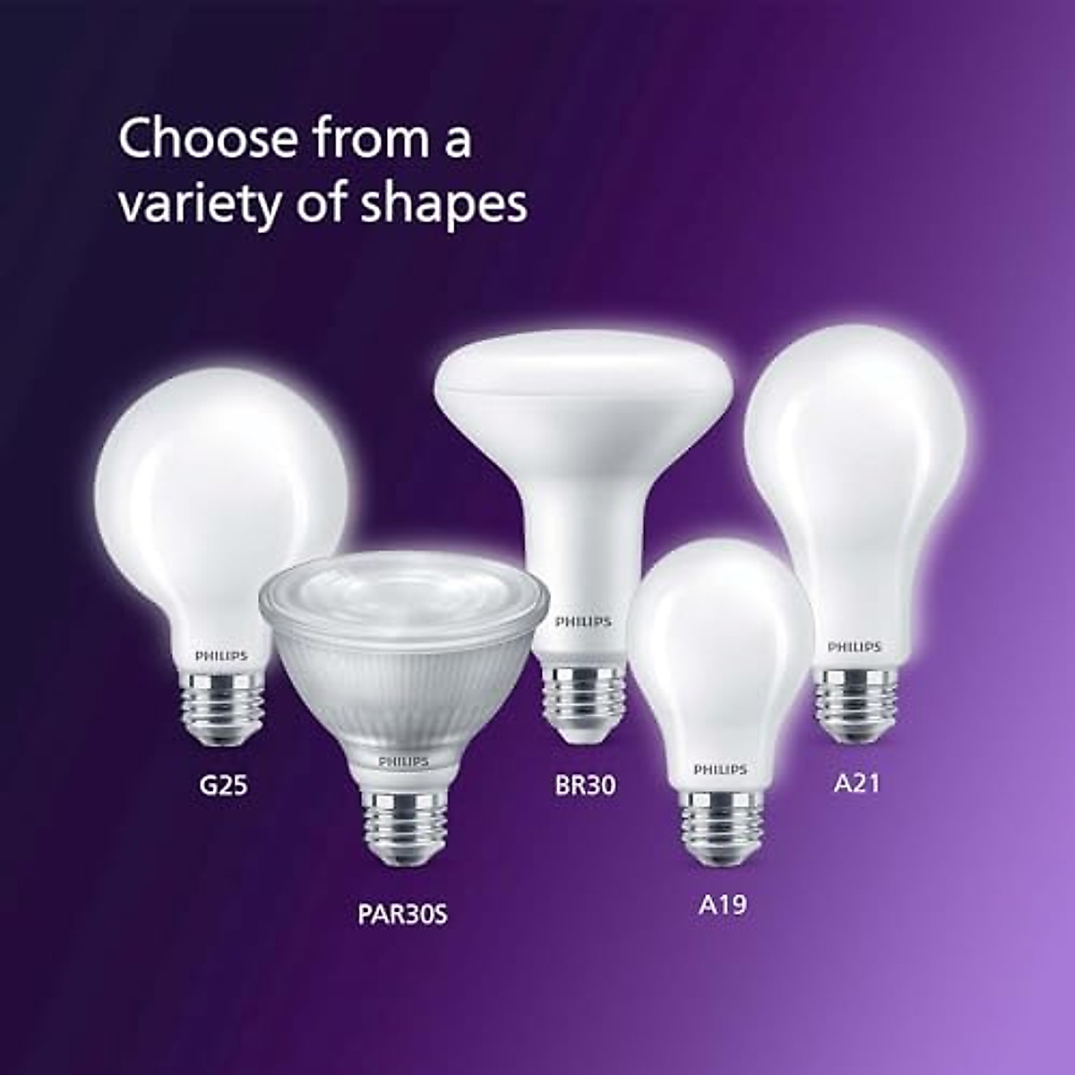 PHILIPS LED Flicker-Free Frosted Dimmable BR30 Light Bulb - EyeComfort Technology - 650 Lumen - Soft White (2200K) - 7.5W=65W - E26 Base - Title 20 Certified - Ultra Definition - Indoor - 4-Pack