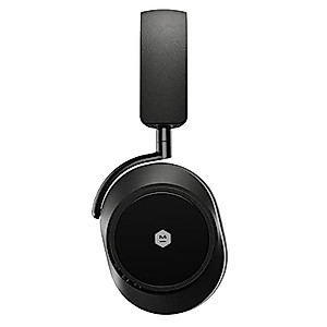 MASTER & DYNAMIC MW75 Active Noise-Cancelling (ANC) Wireless Headphones ñ Bluetooth Over-Ear Headphones with Mic, Black Metal/Black Leather