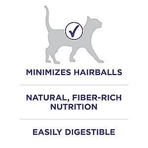 Purina ONE Natural Cat Food for Hairball Control, +PLUS Hairball Formula - 22 lb. Bag