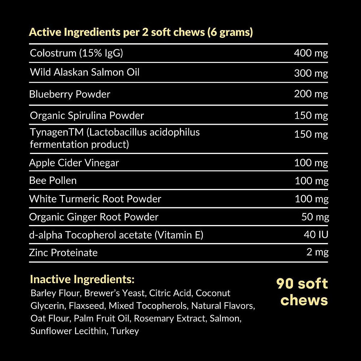 Doggie Greens - Natural Dog Vitamins & Probiotics for Dogs. No Messy Powder. Includes Spirulina, Kelp & Antioxidant Berry Mix. 6-in-1 Dog Supplements & Vitamins Chews. Super Greens for Dogs.