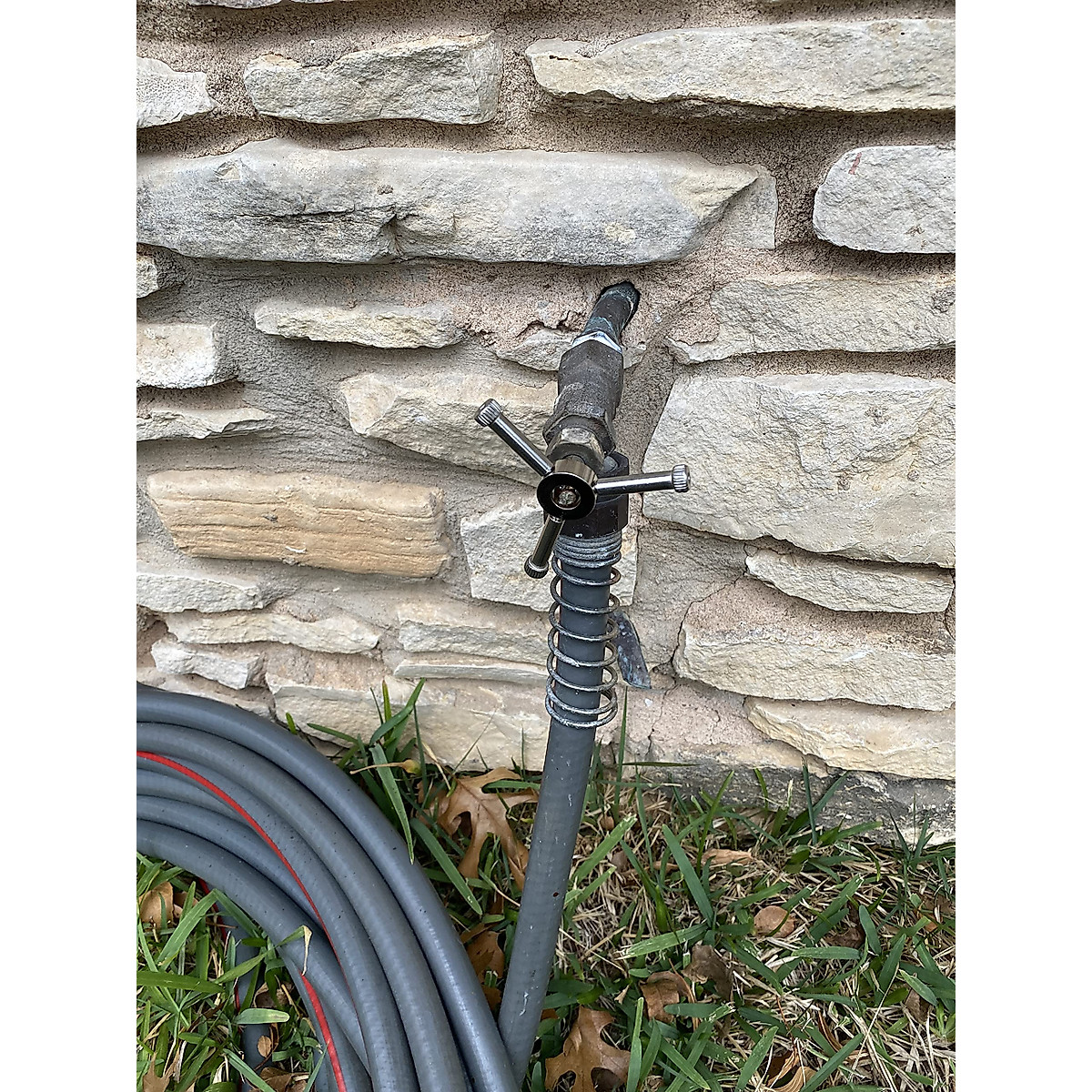 MANDLE (MAN UP AND HANDLE IT) Adjustable Water Shut Off Replacement Handle for Spigot, Outdoor Garden Faucet, Hose Bib, Round Wheel (for 3/8" or Smaller Exposed stem)