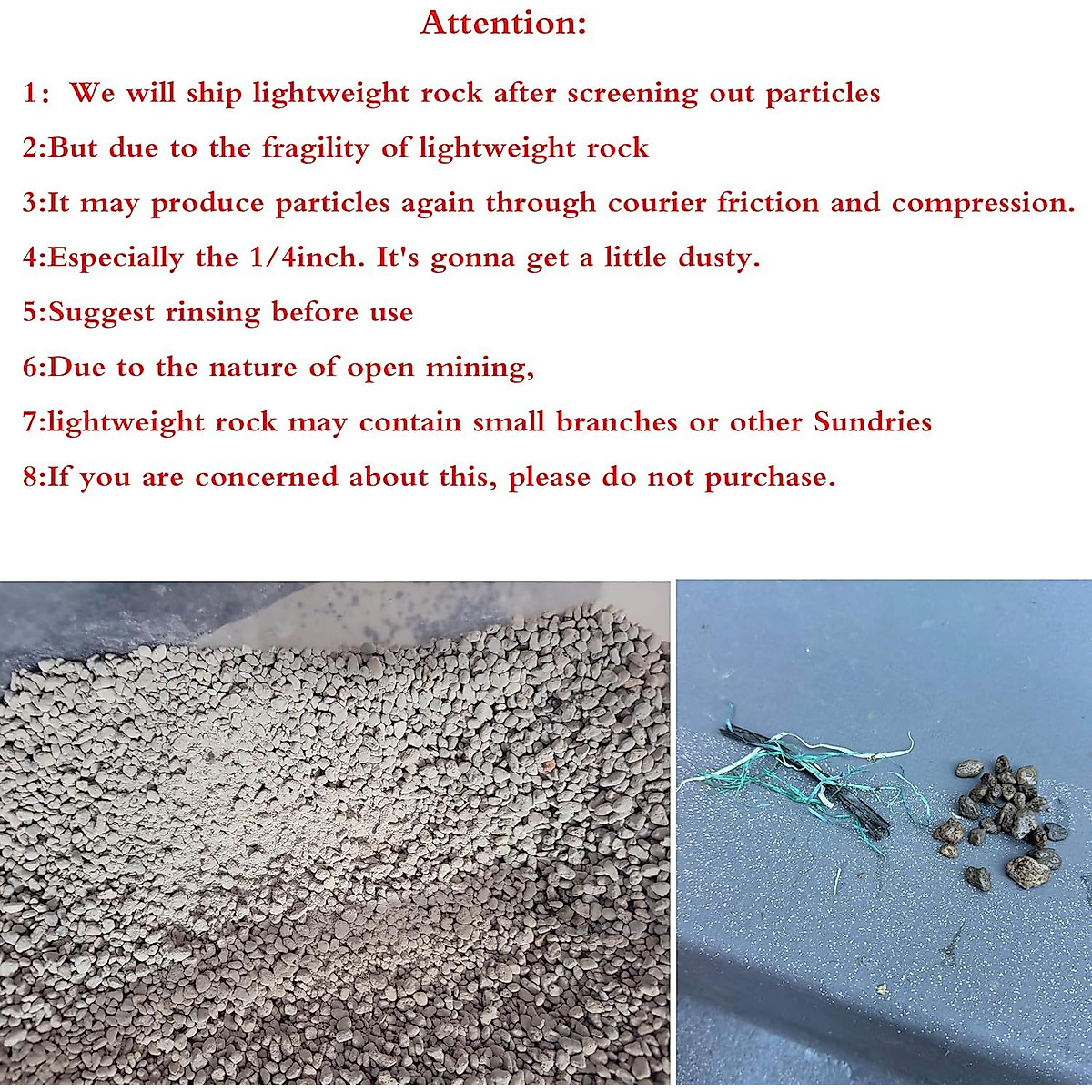 Horticultural Pumice for Plants Professional Sifted (12QT, 1/4 inch)