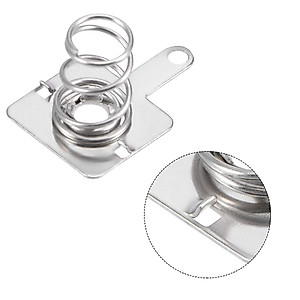 uxcell 20 Pairs AAA Battery Positive Negative Conversion Spring Contact Nickeling Plate 10mmx9mm