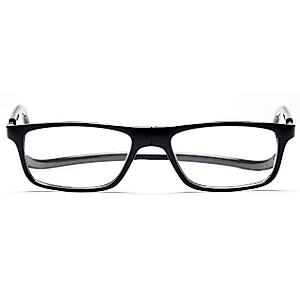 ME RELATE Magnetic Reading Glasses Hang Neck Adjustable Temples Black03 +2.75