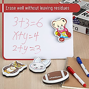 Mr. Pen - Whiteboard Eraser for Kids, Cute Dry Erase Erasers, 6 Pack, Magnetic Eraser for Dry-Erase Boards, Whiteboard Erasers for Classroom, Dry Erase Eraser, Dry Eraser Magnetic
