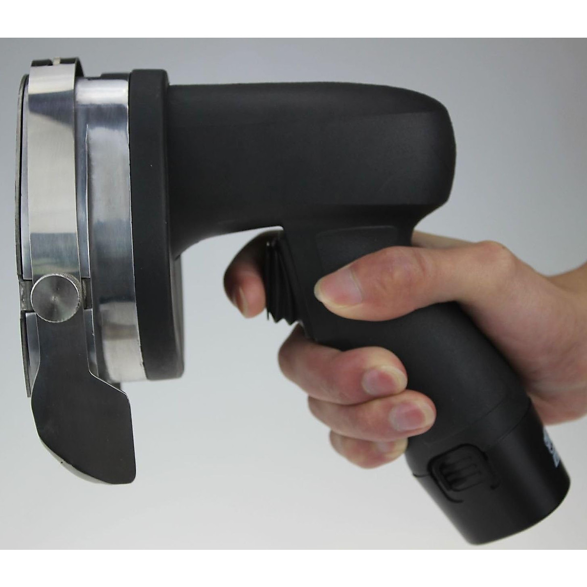 Cordless Gyro Cut Tool, 60KG/H Shawarma Slicer, Electric Doner Kebab Knife, Gyro Meat Cutter with 12V Rechargeable Battery & Charger, Max.8mm Thickness