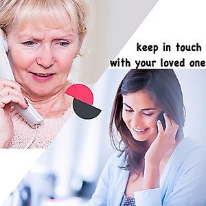 Corded Phone, Landline Phone for Home, Mini Phone Use HD Call IC Chip, Used in Hotel/Office/Bank Call Center (Black)