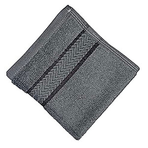 Washcloths, Set of 6 - 100% Ring Spun Cotton Wash Cloth – Thick Loop Pile Washcloth - Extra Absorbent and Soft – Lint Free Face Towel – Perfect for Bathroom Machine Washable Size 12 X 12 inch.