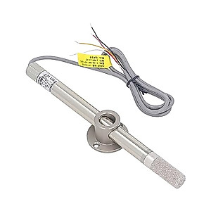 Temperature and Humidity Transmitter Probe, Temperature and Humidity Sensor 15‑30V DC Stable Detection 4‑20mA