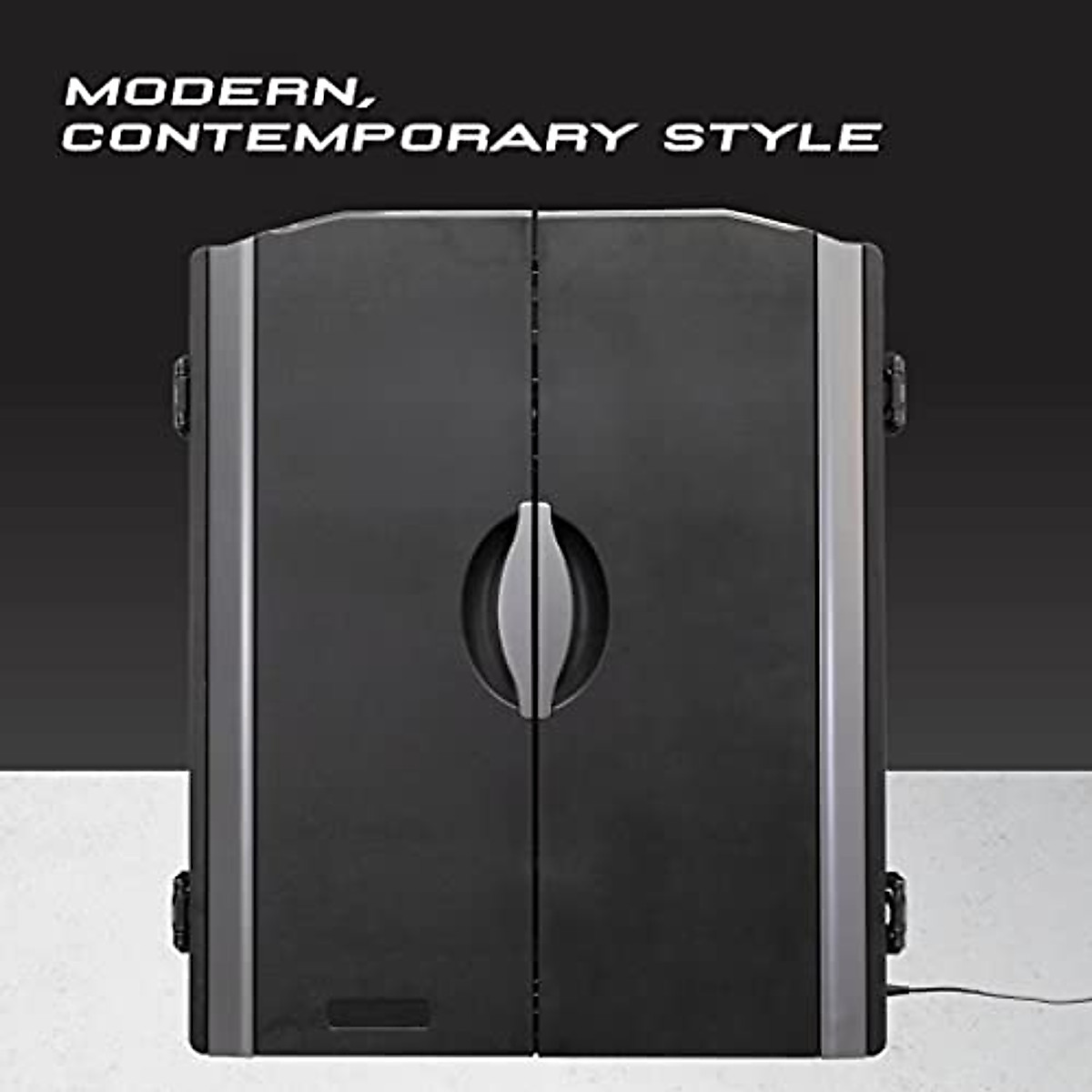 Arachnid Titanium 5400 Electronic Dartboard and Cabinet, Black