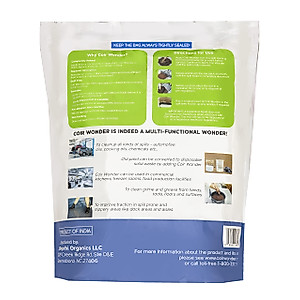 Coir Wonder 3-in-1 Oil Absorbent, Paint Hardener & Sweeping Compound – 9 Liter (9.5 Quart) – for Oil, Biohazard, Spill Kit – Granular Powder – Solidifies 20 Cups Fry Cooking Oil Without Heat