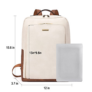 CLUCI Small Crossbody Purses bundles with Leather Laptop Backpack for Women