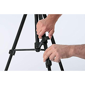 Bosch BT150 Compact Tripod with Extendable Height for Use with Line Lasers, Point Lasers, and Laser Distance Tape Measuring Tools, Black