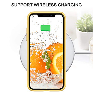 BENTOBEN for iPhone XR Cases, Liqud Silicone Gel iPhone XR Phone Case with Anti-Slip Microfiber Lining Hard Back Rubber Bumper Shockproof Full-Body Protective Case Cover for iPhone XR 6.1", Yellow