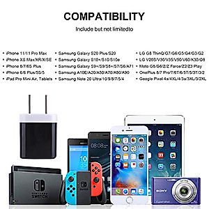 USB Charger Adapter, 1A Cube Charger Block 10PC Single Port Wall Outlet Charger USB Wall Plug Compatible iPhone 14/13/12/11 Pro Max/SE/X/8/7,Samsung Galaxy S22/S21 FE/S20/A13 5G/A52,Note 21 Ultra,Moto