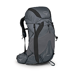 Osprey Exos 38 Men's Ultralight Backpacking Backpack, Tungsten Grey, Small/Medium