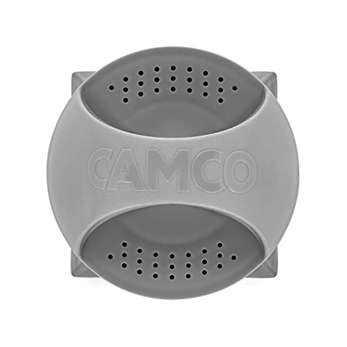 Camco RV Magnetic Bumper Cap | Allows for Convenient Storage of Your 4-in-1 Adapter During Travel | Features a Vented Cap for Air Flow While in Storage (40335), Gray