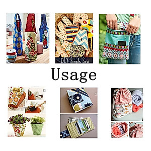 Quilting Fabric, Misscrafts 200pcs 6" x 6" (15x15cm) Cotton Craft Fabric Bundle Squares Patchwork Pre-Cut Quilt Squares for DIY Sewing Scrapbooking Quilting Dot Pattern