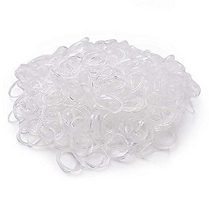 Mr. Pen Hair Tie, 800 Count, Clear Elastic Rubber Bands for Hair Design, Hairstyling, Ponytails, Wedding Hairstyle, and More