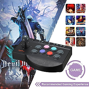 PXN 0082 Arcade Joystick Game Controller Wired USB Interface for PC, PS3, PS4, Nintendo Switch, Xbox one, Xbox Series s/x,