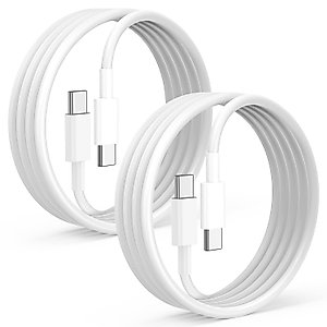 2 Pack USB C to USB C Cable for Apple iPhone 15, 6 Feet Type C Fast Charging Cord for iPhone 15 Pro Max,MacBook Air,iPad Pro,Samsung Galaxy S23