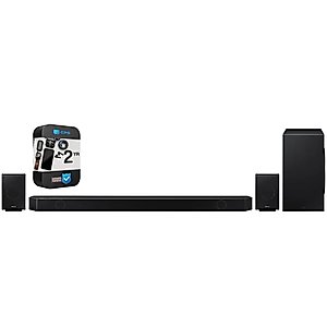 SAMSUNG HW-Q990B/ZA 11.1.4ch Soundbar with Wireless Dolby Atmos/DTS:X and Rear Speakers 2022 Bundle with 2 YR CPS Enhanced Protection Pack