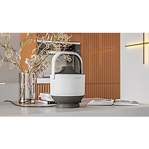 DesignNest PowerCooker Multi-cooker, Steamer, Auto Warmer, Fast Cooking, Portable Pot, Detachable Heating Base, 5 Cooking Models, Touch Control Panel, Soup, Rice, Stews, Oatmeal & Yogurt, White