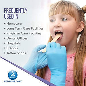 Dynarex 4312 Tongue Depressor Wood, Senior 6", Non-Sterile, Pack of 500