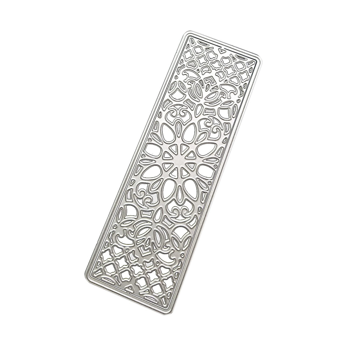 Mvchifay Cutting Dies Metal Stencils Scrapbooking Tool DIY Craft Carbon Steel Embossing Template for Paper Card Making (Flower frame-14.8x5cm)