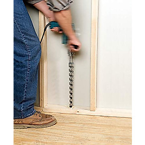 IDEAL Electrical 35-814 Nailbiter™ 7-1/2 in. Ship Auger – 7/8 in. Drill Bit w/ Dual-Helix Head, 60 deg. Angled Design