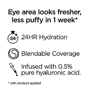 L'Oreal Paris True Match Eye Cream in a Concealer, Fair Light W3-4, 0.4 Fl.Oz