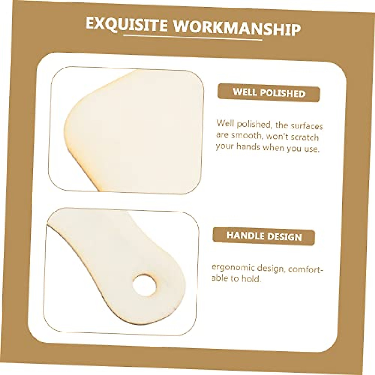 EXCEART 4 Pcs DIY Tray Large Wood Tray Bread Cutting Board Cake Spatula Potato Chopping Board Chopping Board Tray for Kitchen Wooden Serving Wooden Bread Tray Photography Prop Breadboard