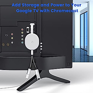 USB C OTG USB C Splitter USB C to USB Adapter with 18W PD Charging Compatible for Samsung GalaxyS22 Note10 Switch Google Chromecast with Google TV 2020 Pi-KVM 3D Printer Octo4a LGG8 Google Pixel4 XL