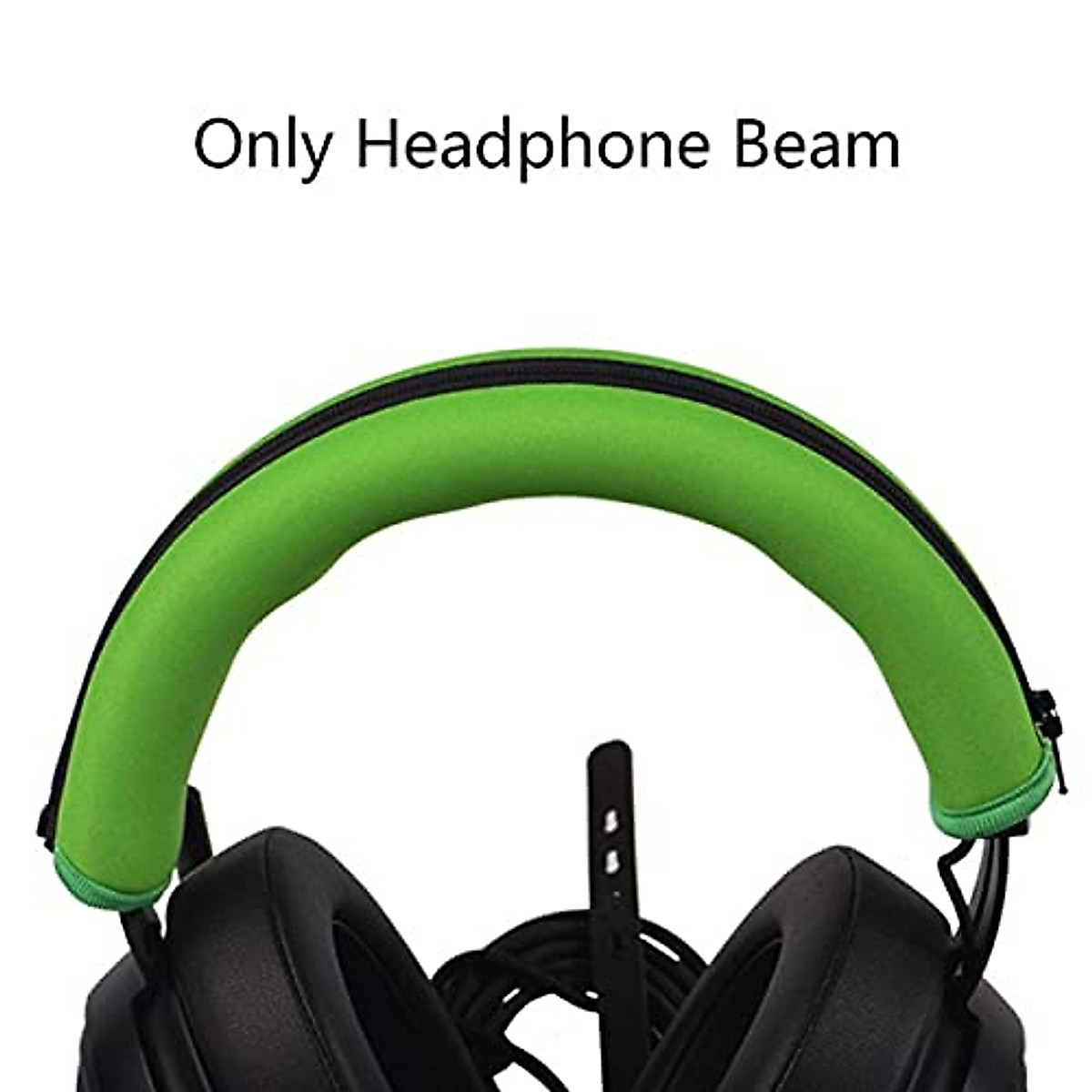 NC Headphones Headband Cushion Pads Bumper Cover Zipper Replacementfor Razer Kraken P R O7.1 V2 Headset