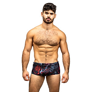 Taddlee Men Swimwear Traditional Cut Swimsuits Swim Bikini Board Shorts Trunks (L,XF12)