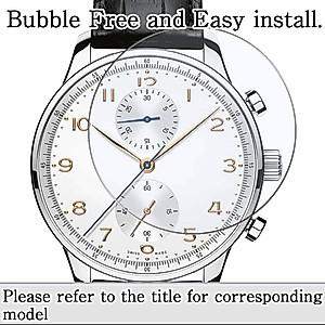 Puccy 3 Pack Screen Protector Film, compatible with YAMAZEN CHRONOWEAR QSW-01H TPU Guard （ Not Tempered Glass Protectors ） (new version)