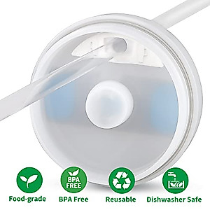 4 Set Spill Stopper for Stanley 40 oz Tumbler with Handle, Leak Stopper Compatible with Stanley 30 oz Tumbler with Handle Stanley Qunercher H2.0 Flowstate Tumbler 40 oz 30 oz Stanley Cup Accessories