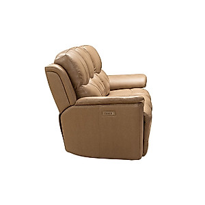 Barcalounger Kaden Power Reclining Sofa, Power Head Rests&Lumbar, Elliott Taupe