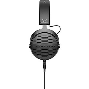 beyerdynamic DT 900 Pro X Open-Back Studio Headphones Bundle with Detachable Cable, Headphone Splitter, Extension Cable, and 6AVE Headphone Cleaning Kit