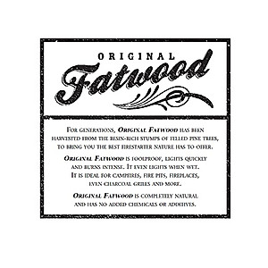 Fatwood Firestarter Kindling Sticks, 10 lbs,Brown