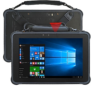 Sincoole Rugged Tablet, 10.1 inch Windows 10 Pro Support Hot Swap Rugged Tablet PC with 2D Barcode Scanner