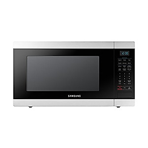 Samsung Electronics Samsung MS19M8000AS/AA Large Capacity Countertop Microwave Oven with Sensor and Ceramic Enamel Interior, Stainless Steel, 1.9 cubic feet