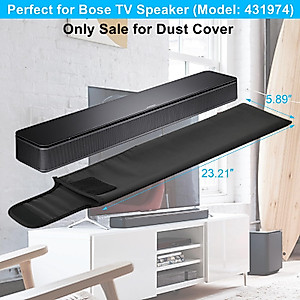TXEsign Dust Cover Protective Case Compatible with Bose TV Speaker Soundbar Model 431974, Bose TV Speaker Soundbar Slipcover Speaker Case Dust Case Storage Sleeve Protective Cover